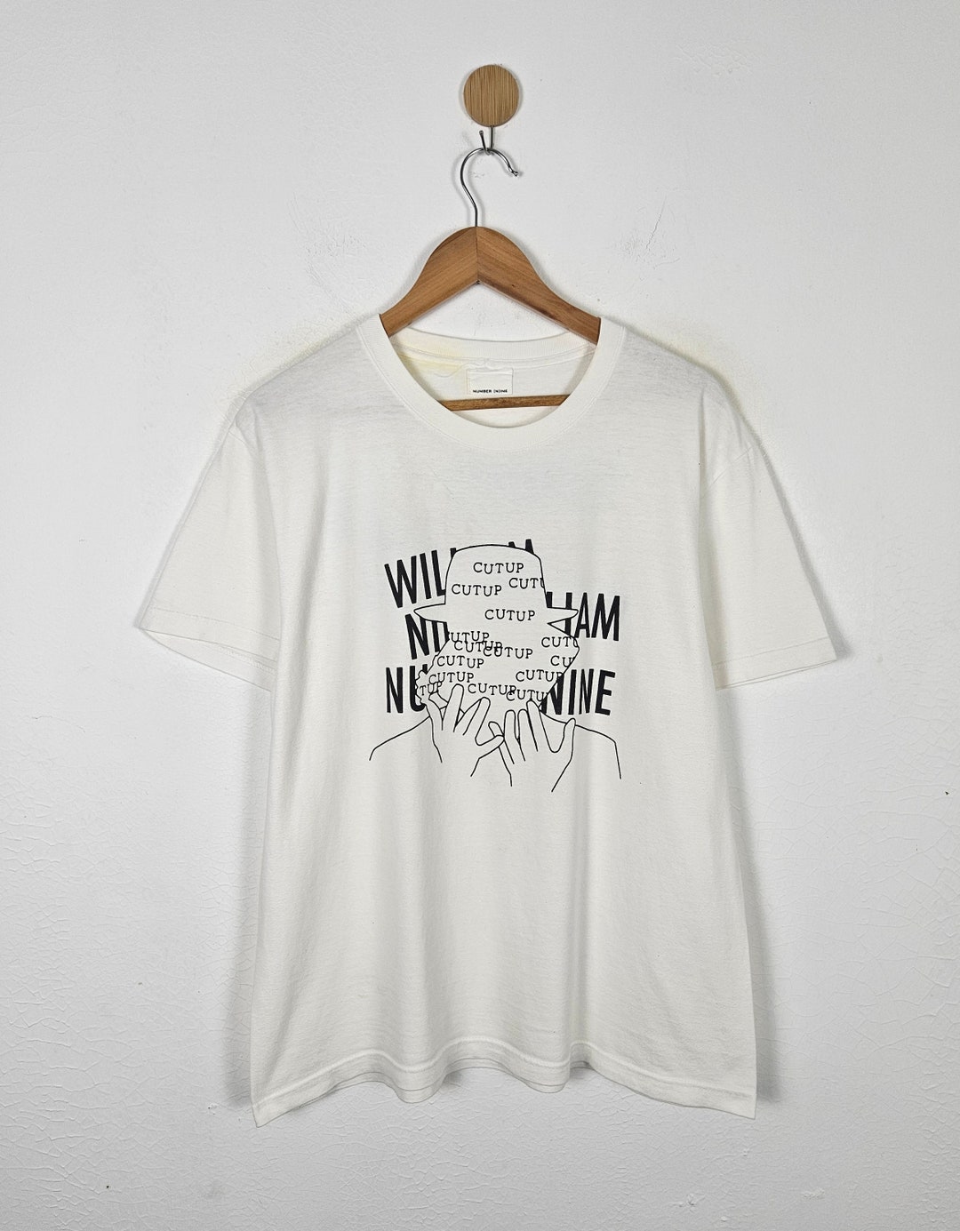 Number Nine Cut up William Burroughs Shirt Size L - Etsy