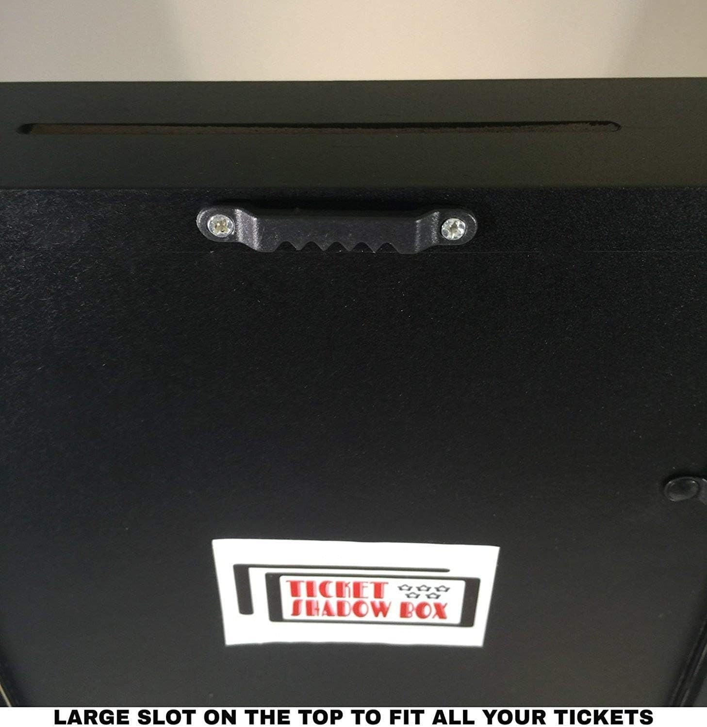 Ticket Shadow Box - Memento Frame - Large 4" Slot on Top of Frame ...