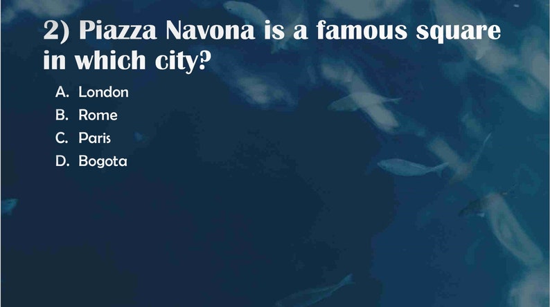 Geography Quiz - Customizable Powerpoint Quiz - Ready to Play Trivia ...