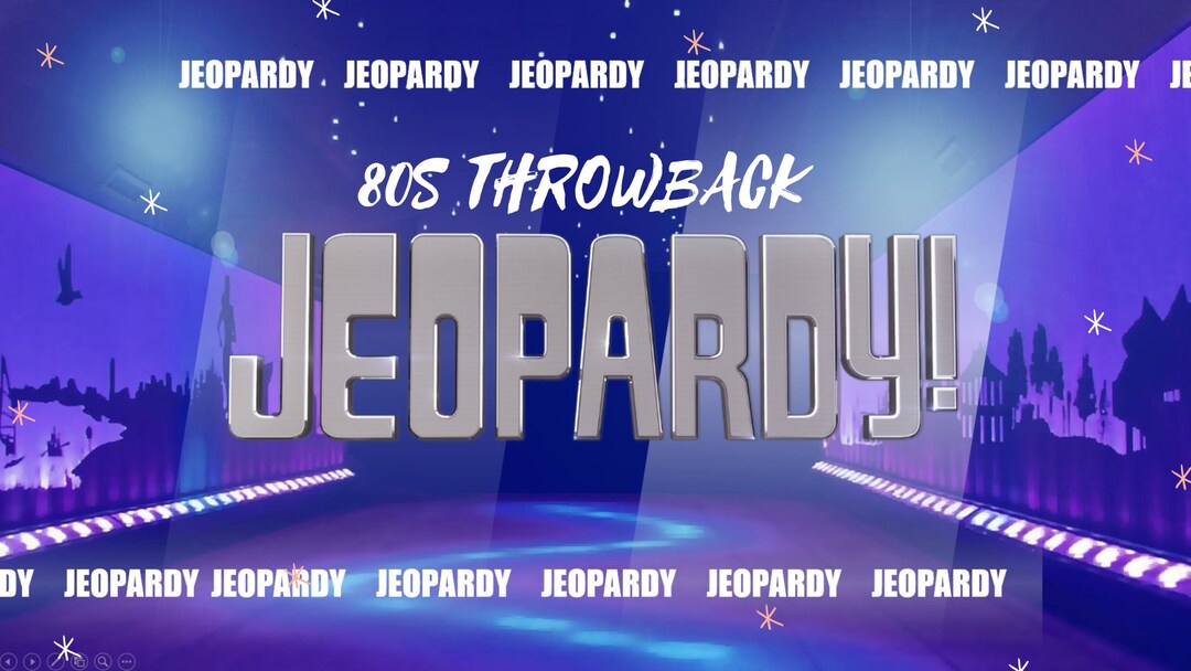 The Ultimate 80s Jeopardy Powerpoint Game - 1980 Trivia Quiz Game ...