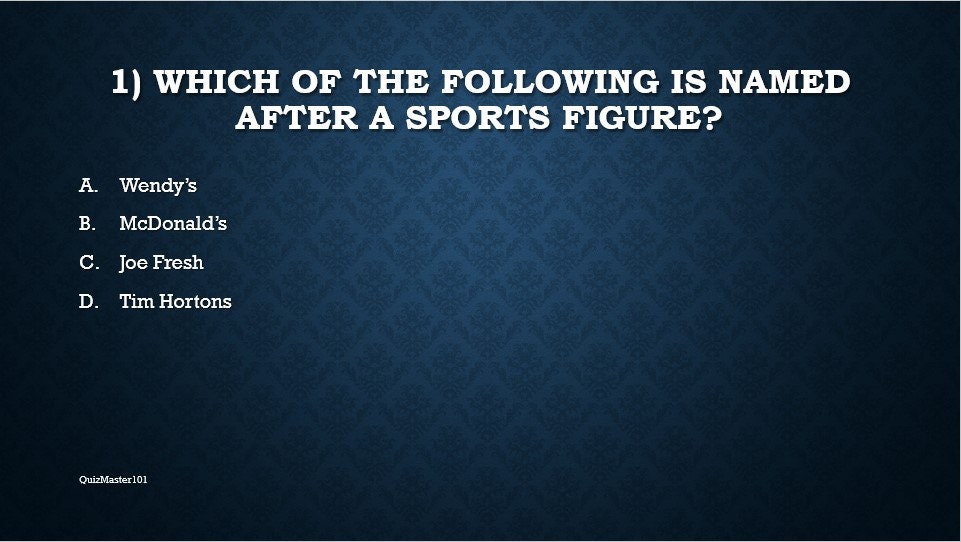Pub Quiz 4: Ready-made Trivia Powerpoint With PDF (digital Download) - Etsy