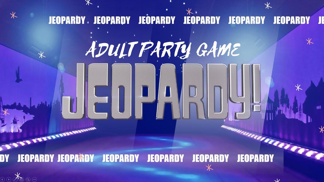 Interactive Adult Party Jeopardy Game | Fun Powerpoint Game for Group ...