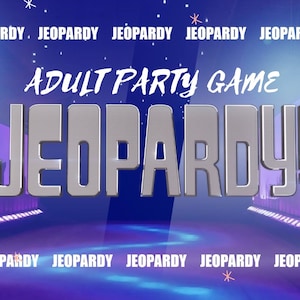 Interactive Adult Party Jeopardy Game | Fun Powerpoint Game for Group ...