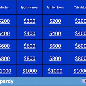 Ultimate '70s Jeopardy Powerpoint Game - Test Your Knowledge of Music ...