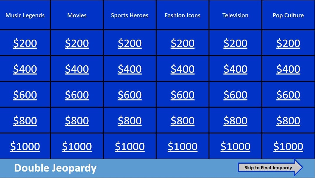 Ultimate '70s Jeopardy Powerpoint Game - Test Your Knowledge of Music ...