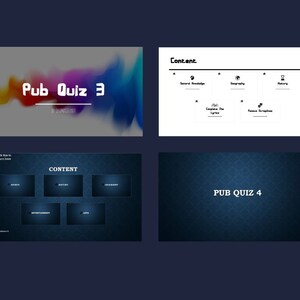 The Ultimate Pub Quiz Bundle - Virtual Games Trivia Night - Five ...