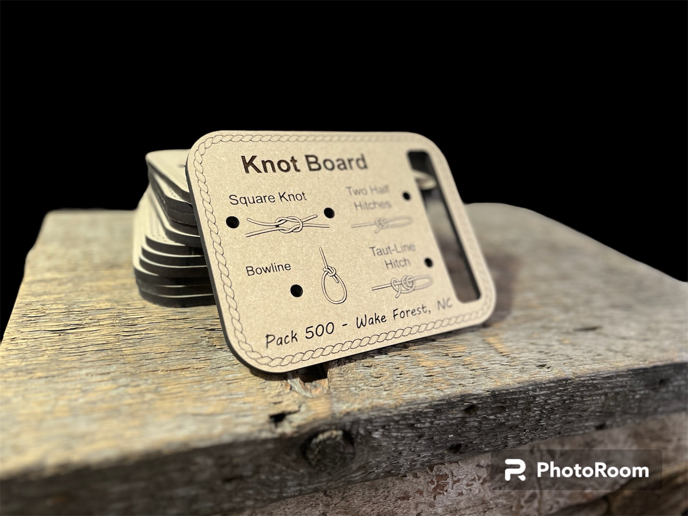 Learn to Tie Knot Tying Board With Rope - Etsy