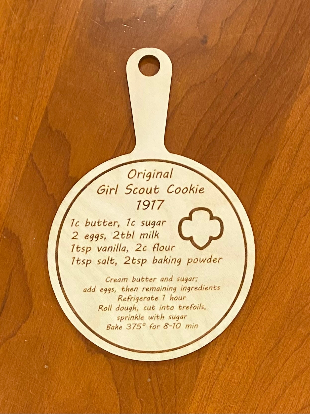 First Girl Scout Cookie Recipe From 1917 Ornament - Etsy