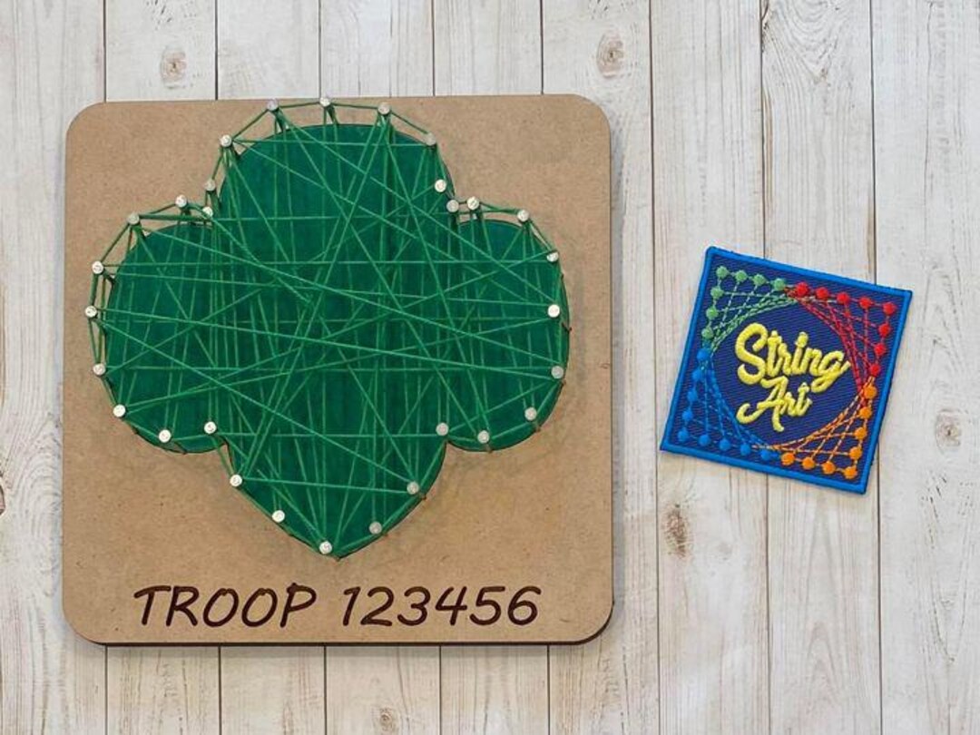 Trefoil Nail and String Art DIY Activity - Etsy