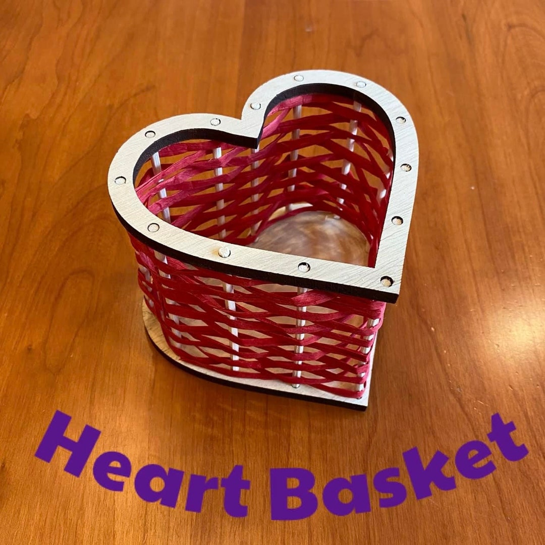 Heart Shaped Basket Weaving Kit - Etsy