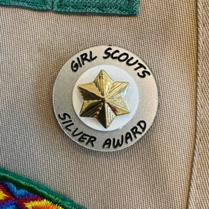 Girl Scouts High Award Discs - Choose From Gold, Silver and Bronze! - Etsy