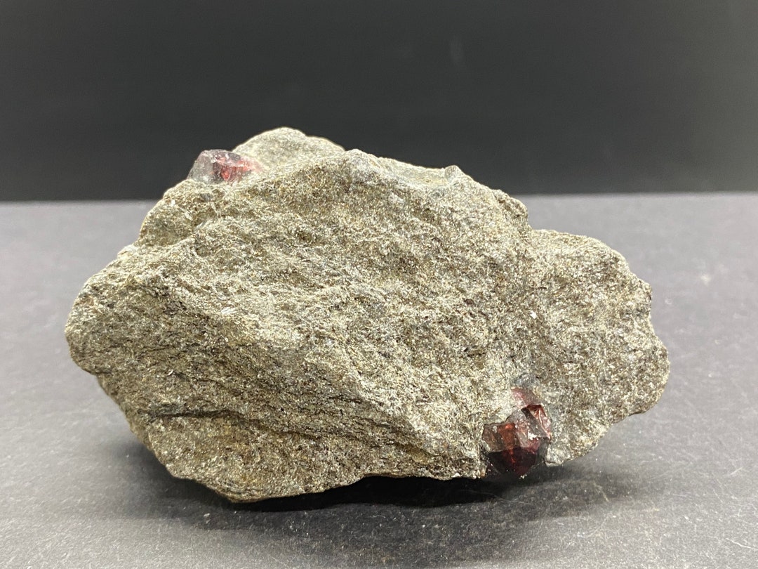 Almandine Garnets in Schist - Garnet Ledge, Stikine River, Wrangell ...