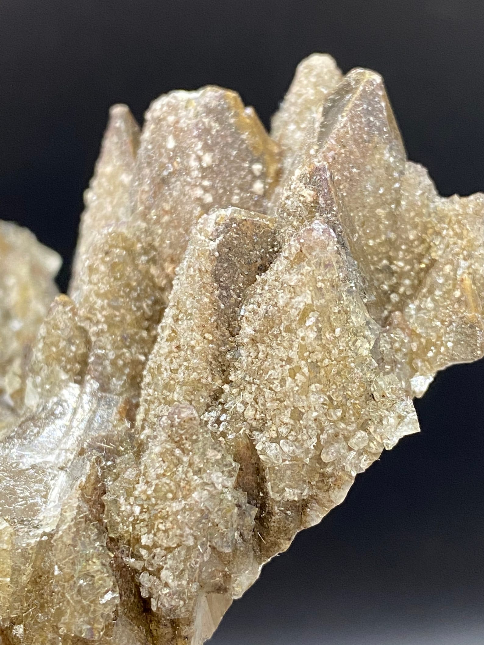 Chocolate Dogtooth Calcite double Growth Calcite Santa - Etsy UK