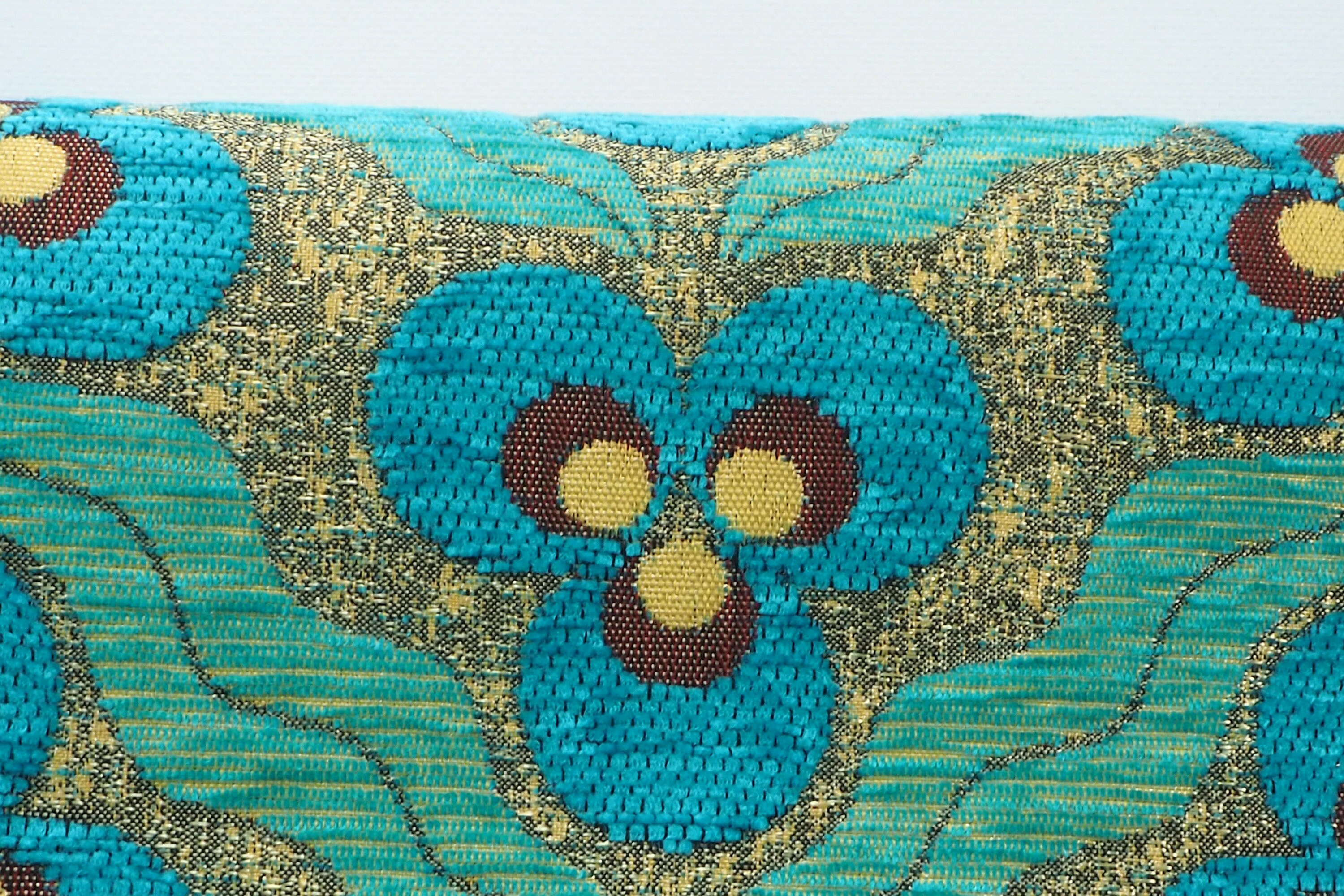 Upholstery Fabric Turkish Fabric by the Yards Turquoise Blue | Etsy