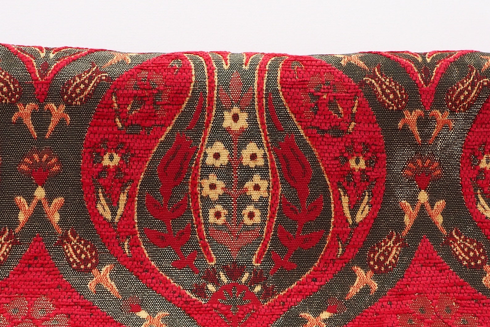 Upholstery Fabric, Turkish Fabric by the Yards, Turkish Red Tulip ...