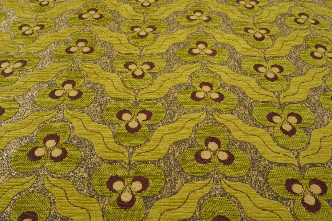 Upholstery Fabric, Turkish Fabric by the Yards, Turkish Green Tiger ...
