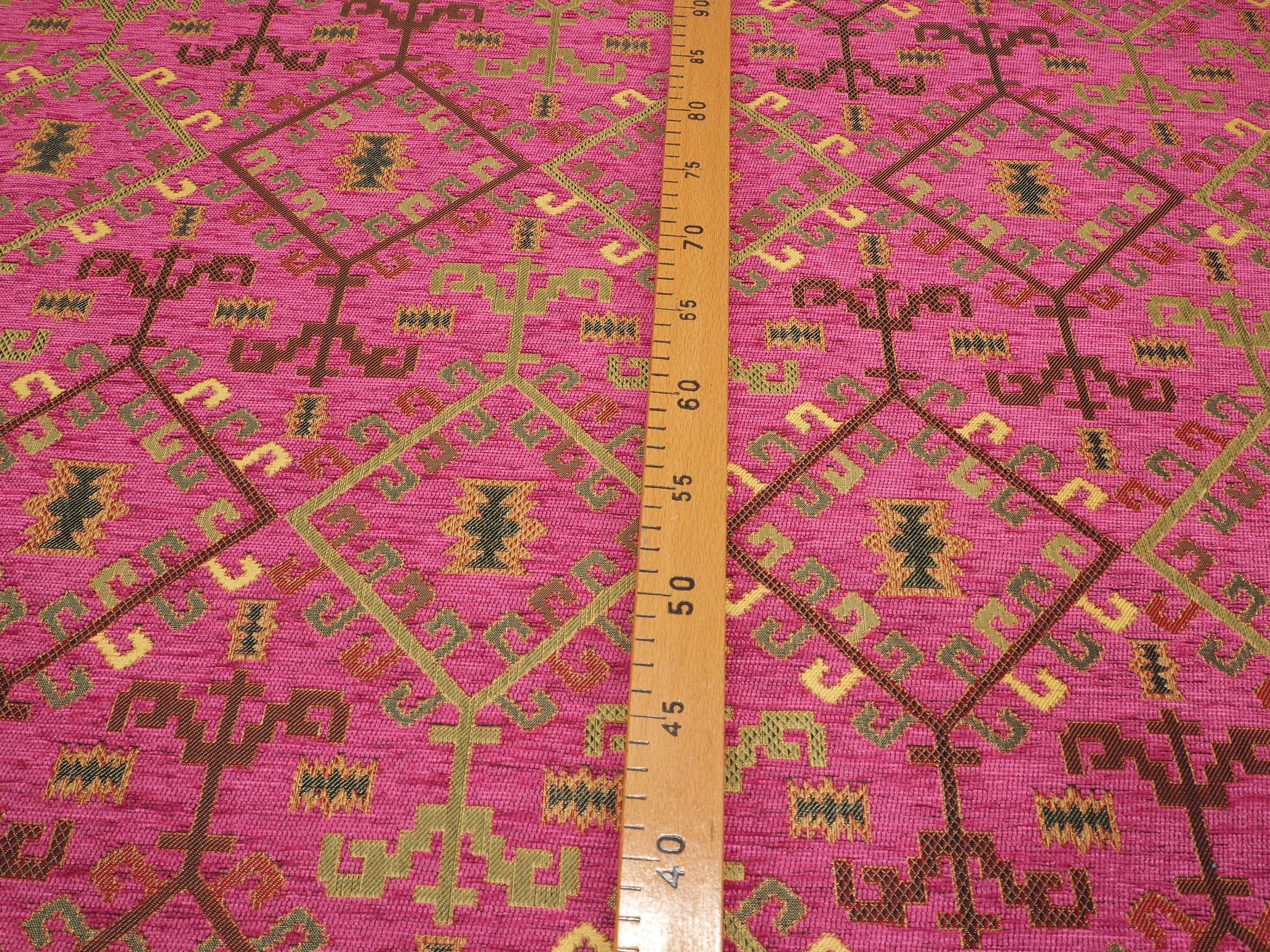 Upholstery Fabric,kilim Design Fabric,turkish MAZENDA PINK Kilim ...