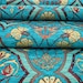 Upholstery Fabric, Turkish Fabric by the Yards, Turquoise Blue ...
