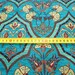 Upholstery Fabric, Turkish Fabric by the Yards, Turquoise Blue ...