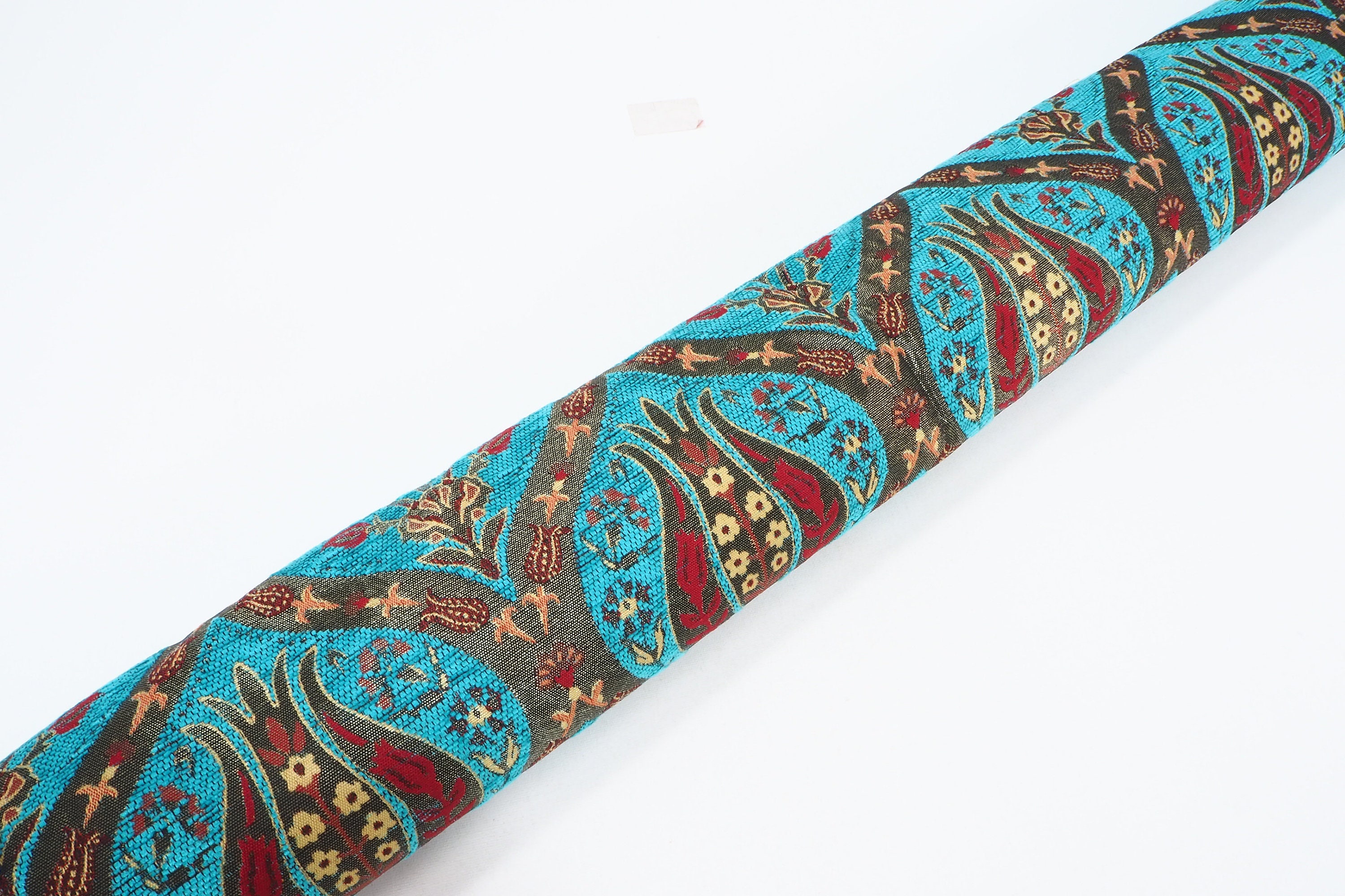 Upholstery Fabric Turkish Fabric by the Yards Turquoise Blue - Etsy