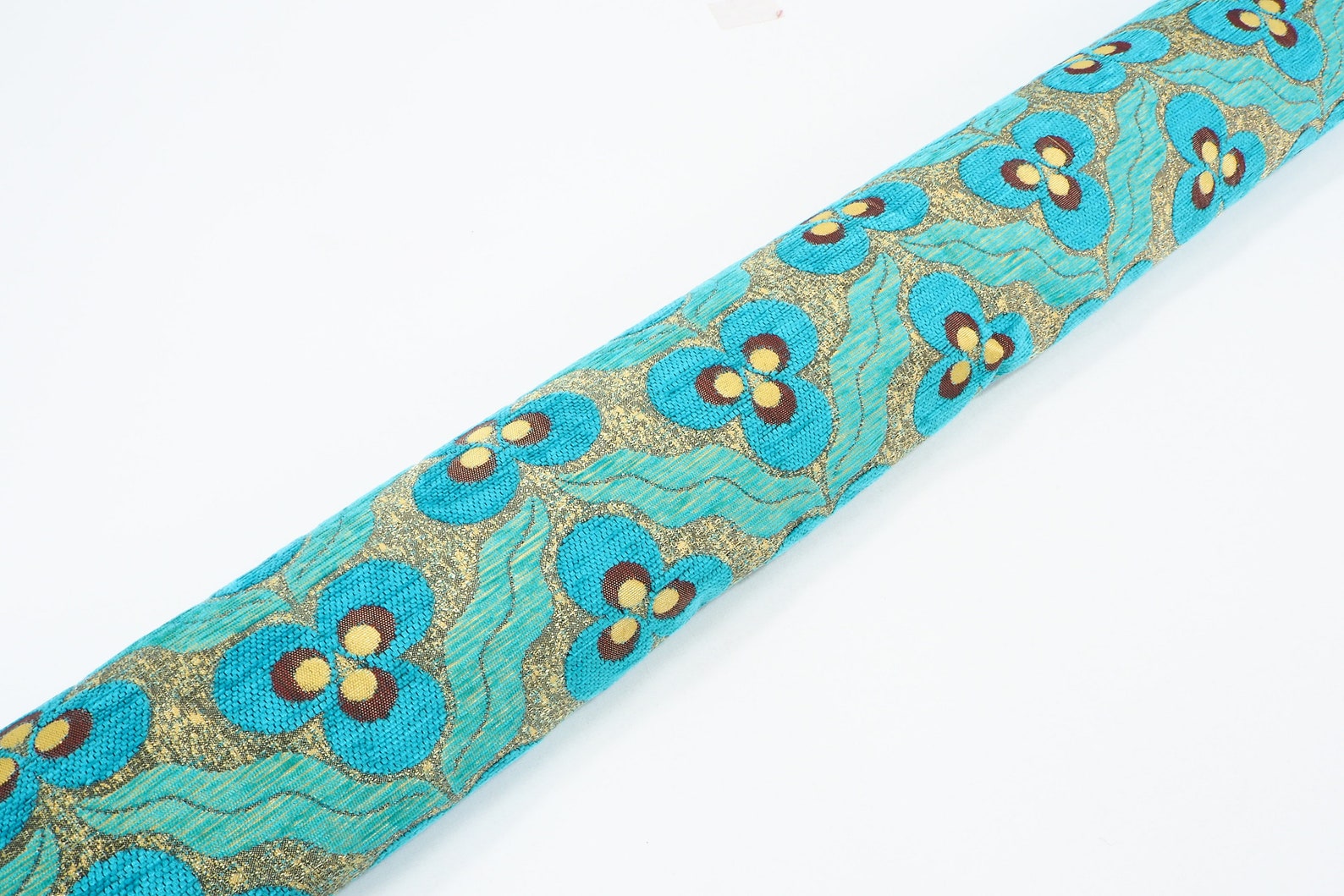 Upholstery Fabric Turkish Fabric by the Yards Turquoise Blue | Etsy