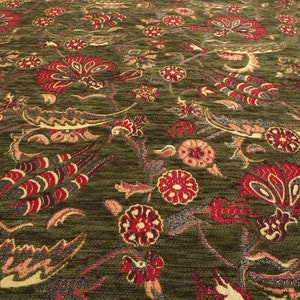 Upholstery Fabric,turkish Fabric by the Yards,turkish Moss Green ...