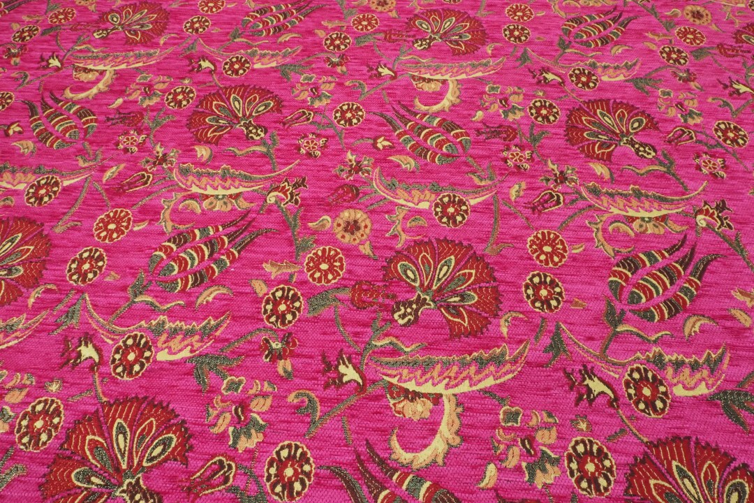 Upholstery Fabric, Turkish Fabric by the Yards, Turkish Pink Mix ...