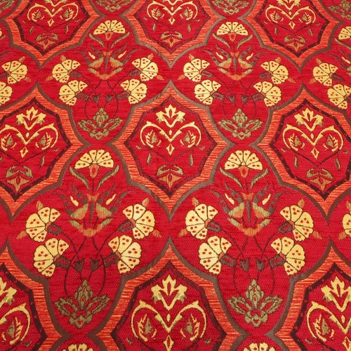 Upholstery Fabric Turkish Fabric by the Yards Turkish Red - Etsy