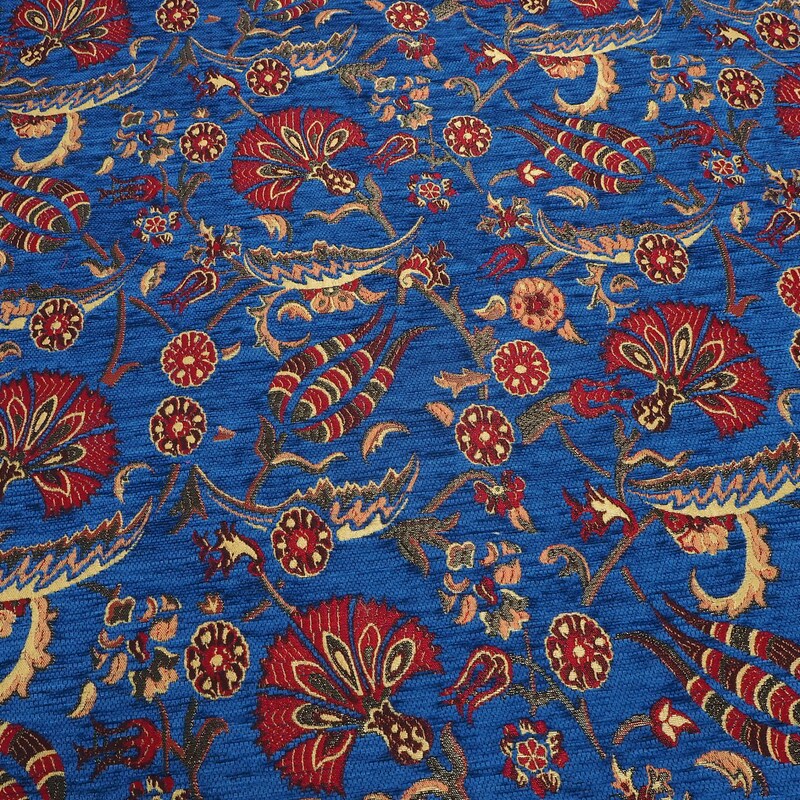 Blue Upholstery Fabric - Etsy