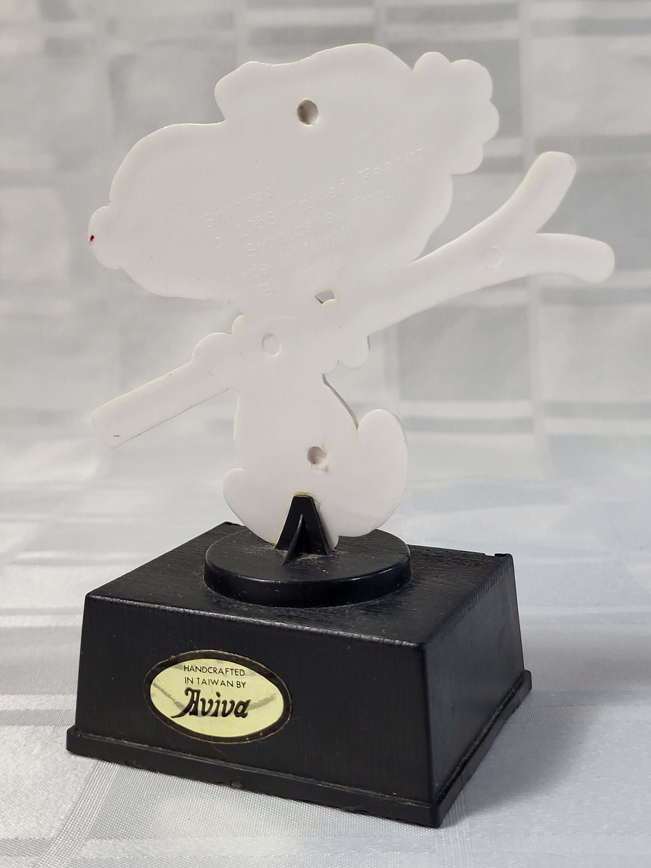 Snoopy Ski Bum Trophy Shelf Home Decor Peanuts Charlie Brown - Etsy