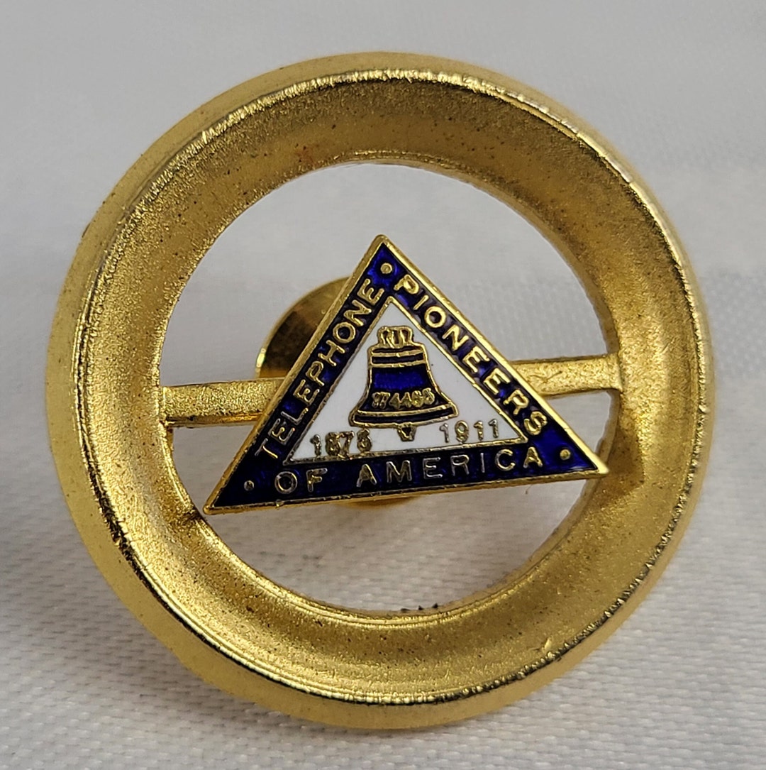 Bell Telephone Lapel Pin Metal Communications Worker Employee Wear ...