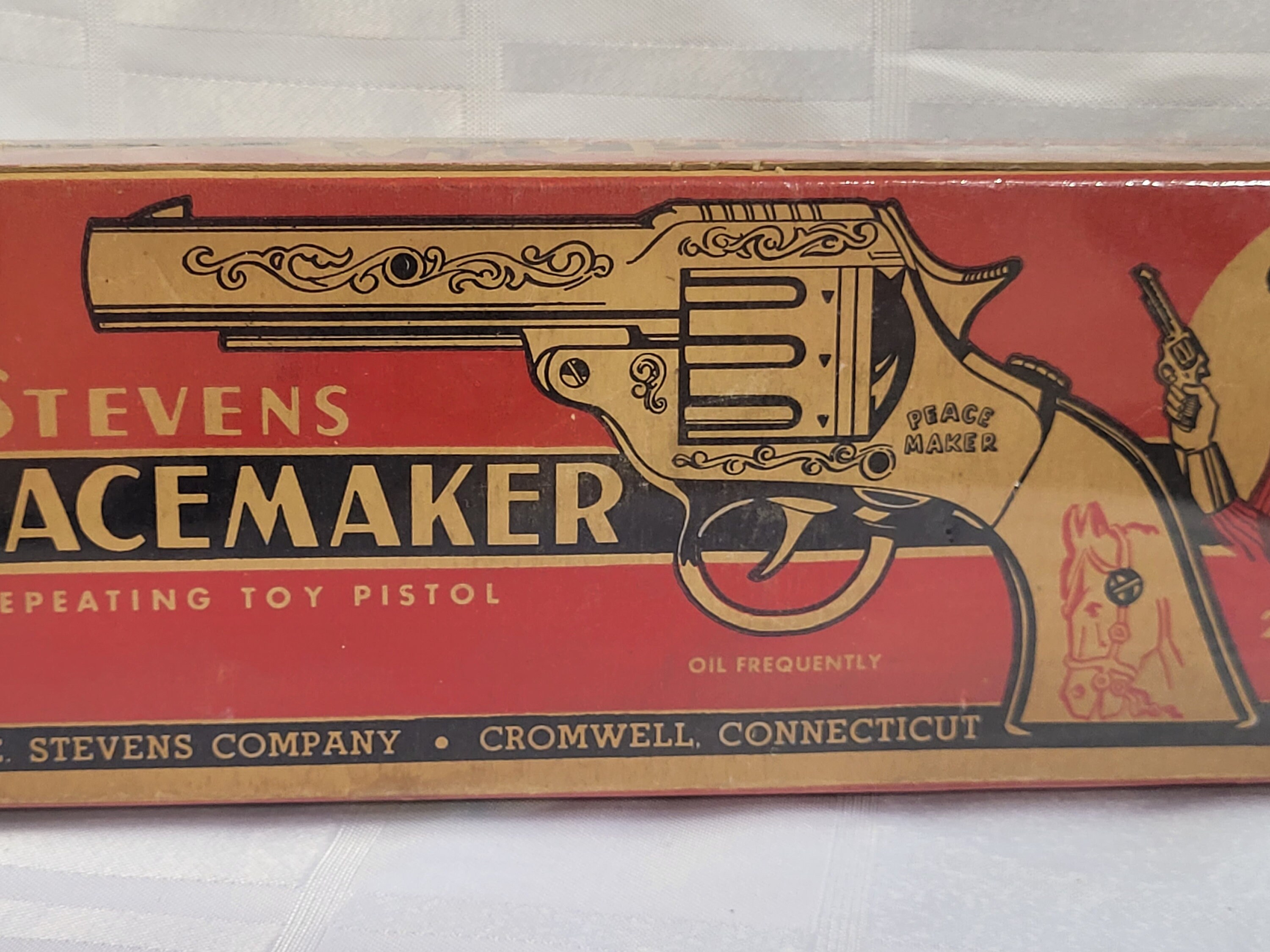 Vintage Stevens Peacemaker Kids Toy Original Pair of Boxes Antique ...
