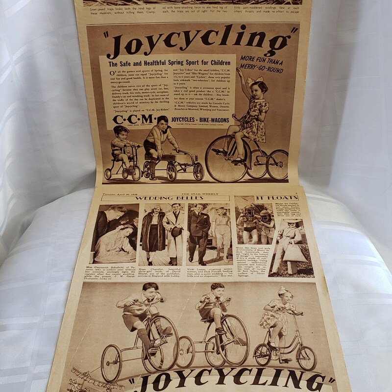 Vintage Bicycle Ad - Etsy