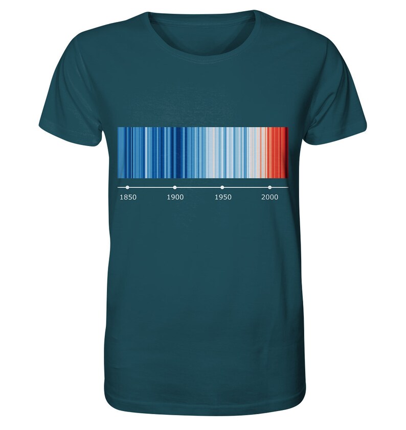 Klimawandel Herren T-Shirt aus 100% Bio-Baumwolle mit der | Etsy