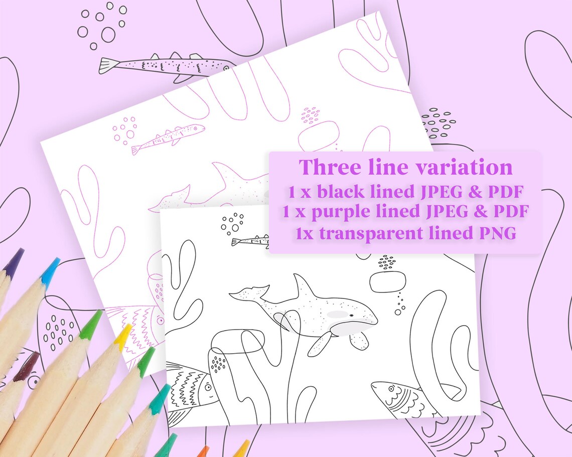 Colouring pages animals colouring pages ocean animals colouring ...
