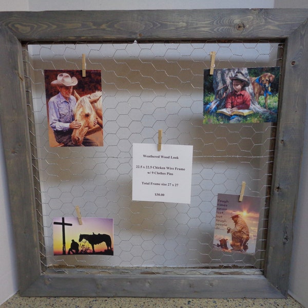 Chicken Wire Frame - Etsy