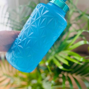 Blue Geo Design Water Bottle | 60.87oz - Etsy