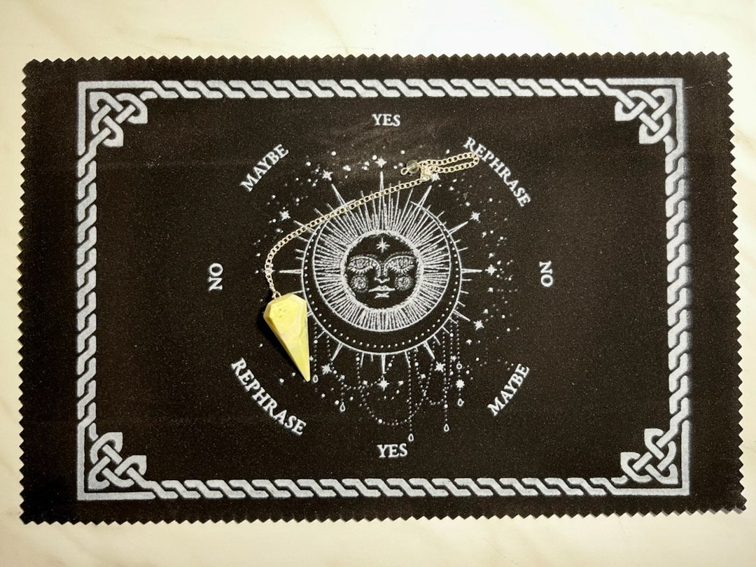 Pendulums High Energy Stones With FREE Mat ( Mat Design May Vary ) or ...