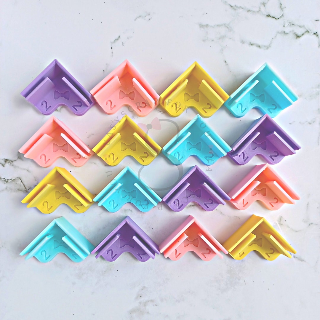 Cartonnage Corner Tool for Chipboard Box Making Set of 4 Holders for ...