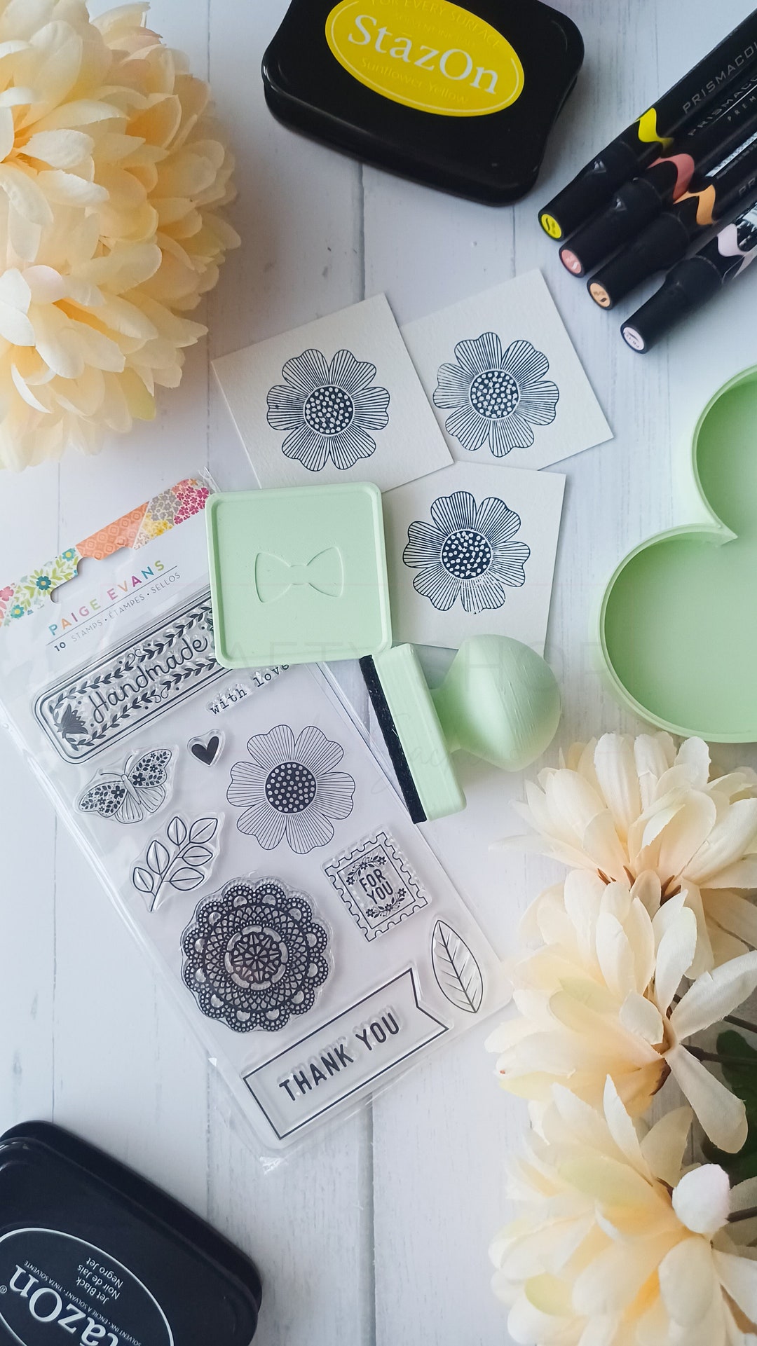 Stamping Plate Press Tool Square Felt Stamp Tool for Even Pressure 2 ...