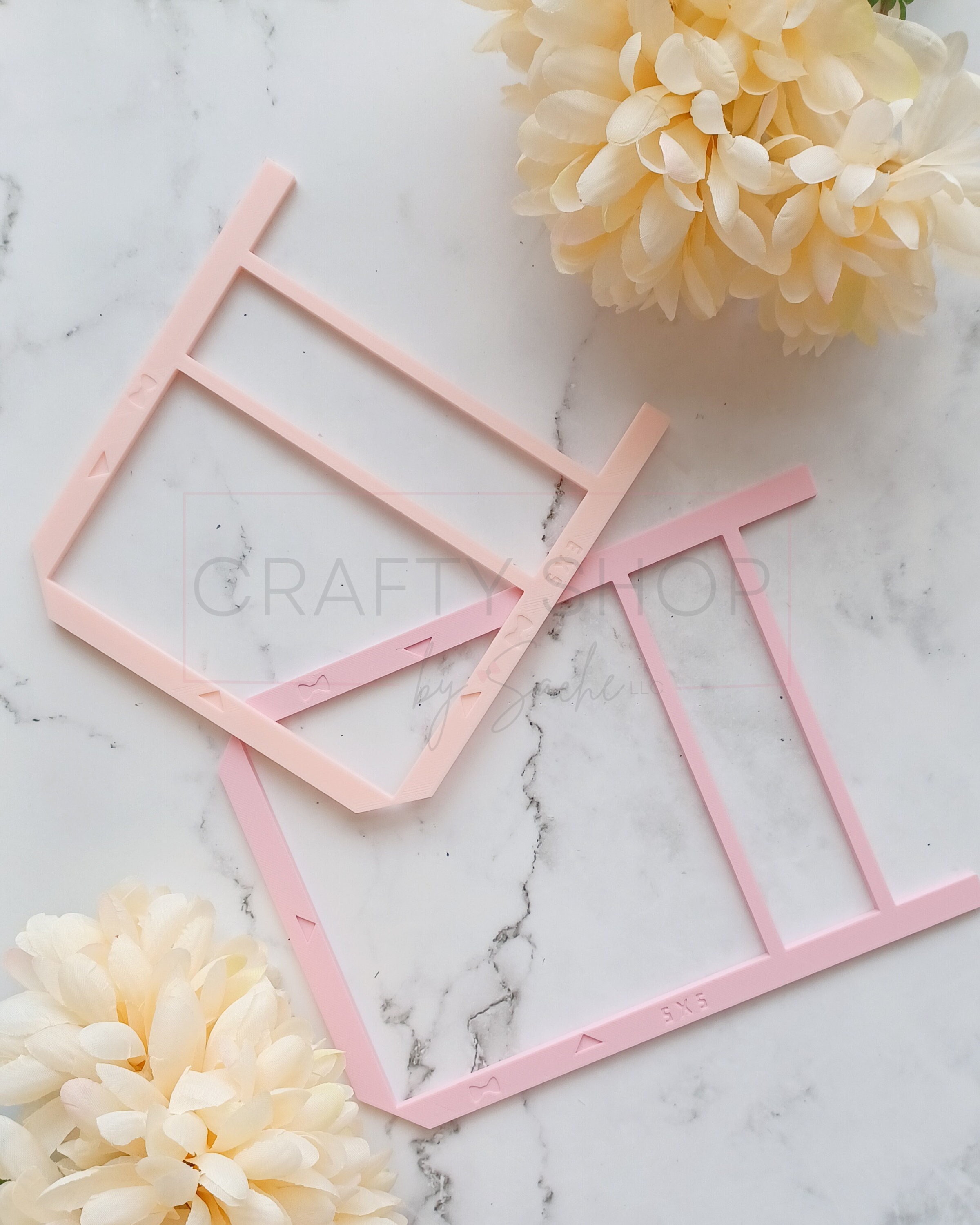 3D Printed Calendar Template, Scrapbooking Stencil for Customizable ...