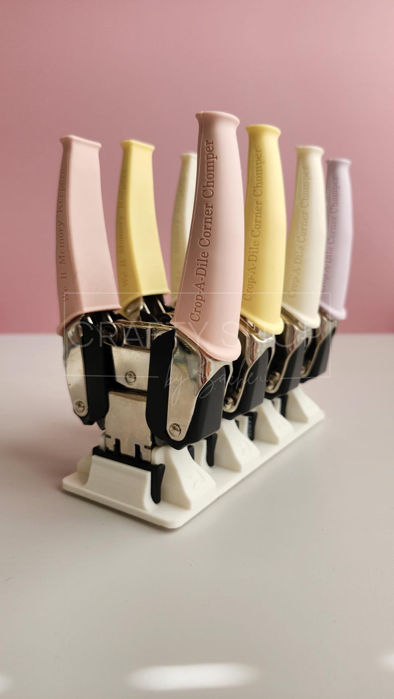 Crop-a-dile Corner Chomper Punch Organizer, Craft Room Storage - Etsy