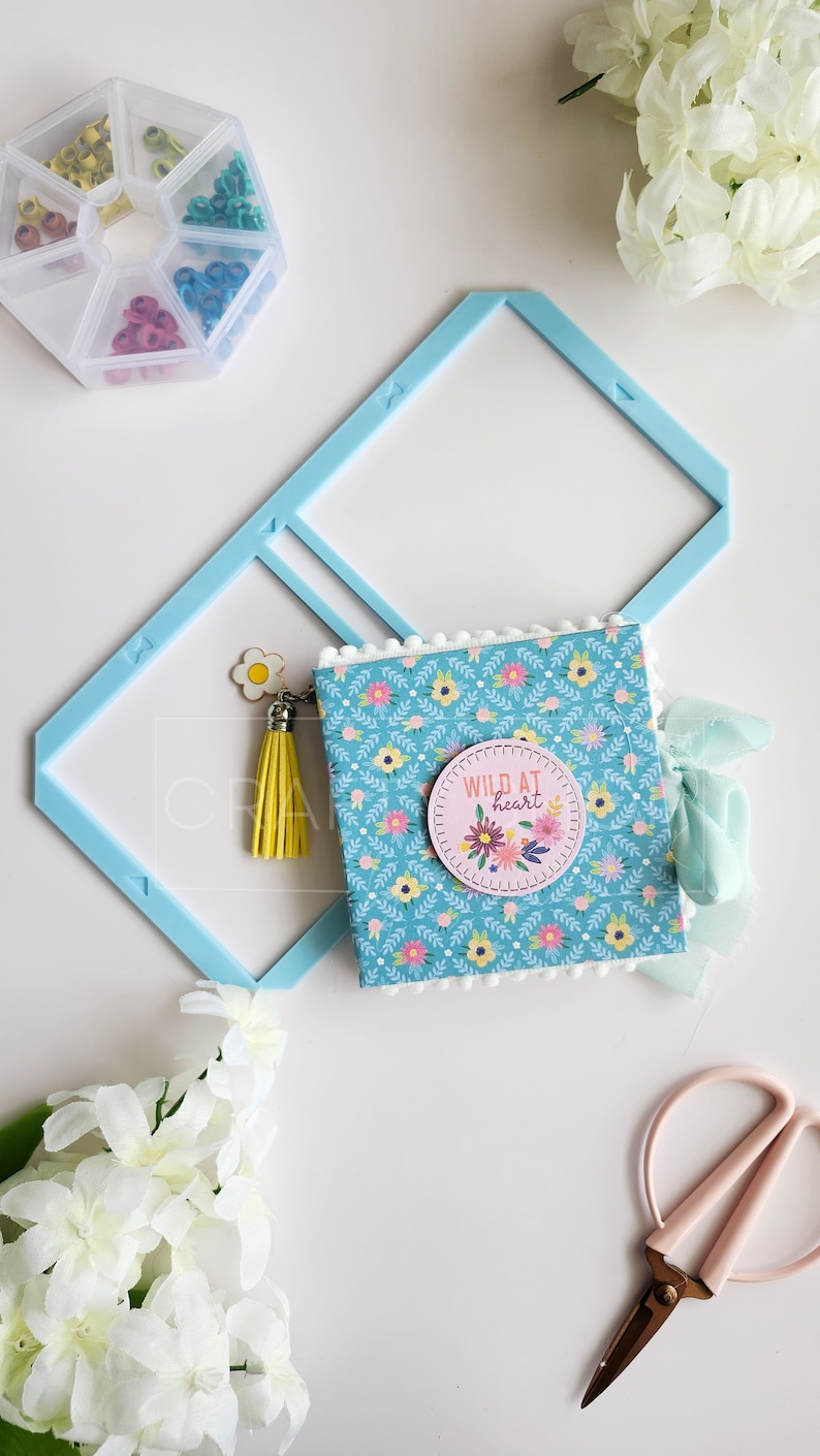 5x5 Sticky Notes Bookbinding Template for Dispenser Mini Notebook ...