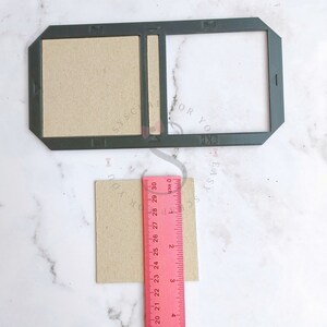 Sticky Notes Book Binding Stencil Template for Portable Notebook With ...