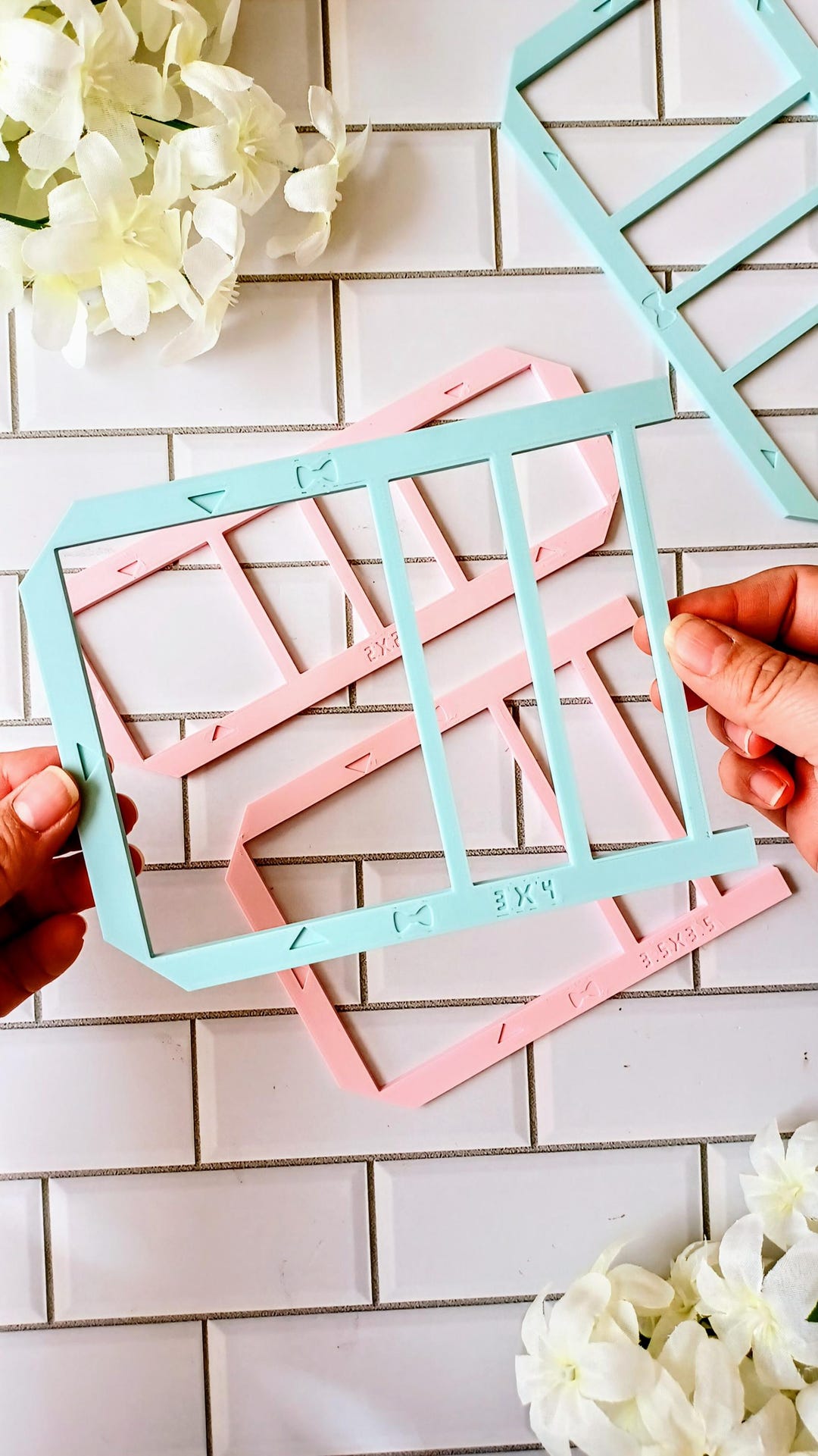 3D Printed Calendar Template, Scrapbooking Stencil for Customizable ...