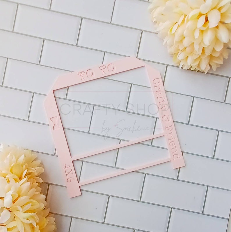 Bookbinding Guide Template: 4x6 & 9x6 Album Tool, Cover Stencil - Etsy