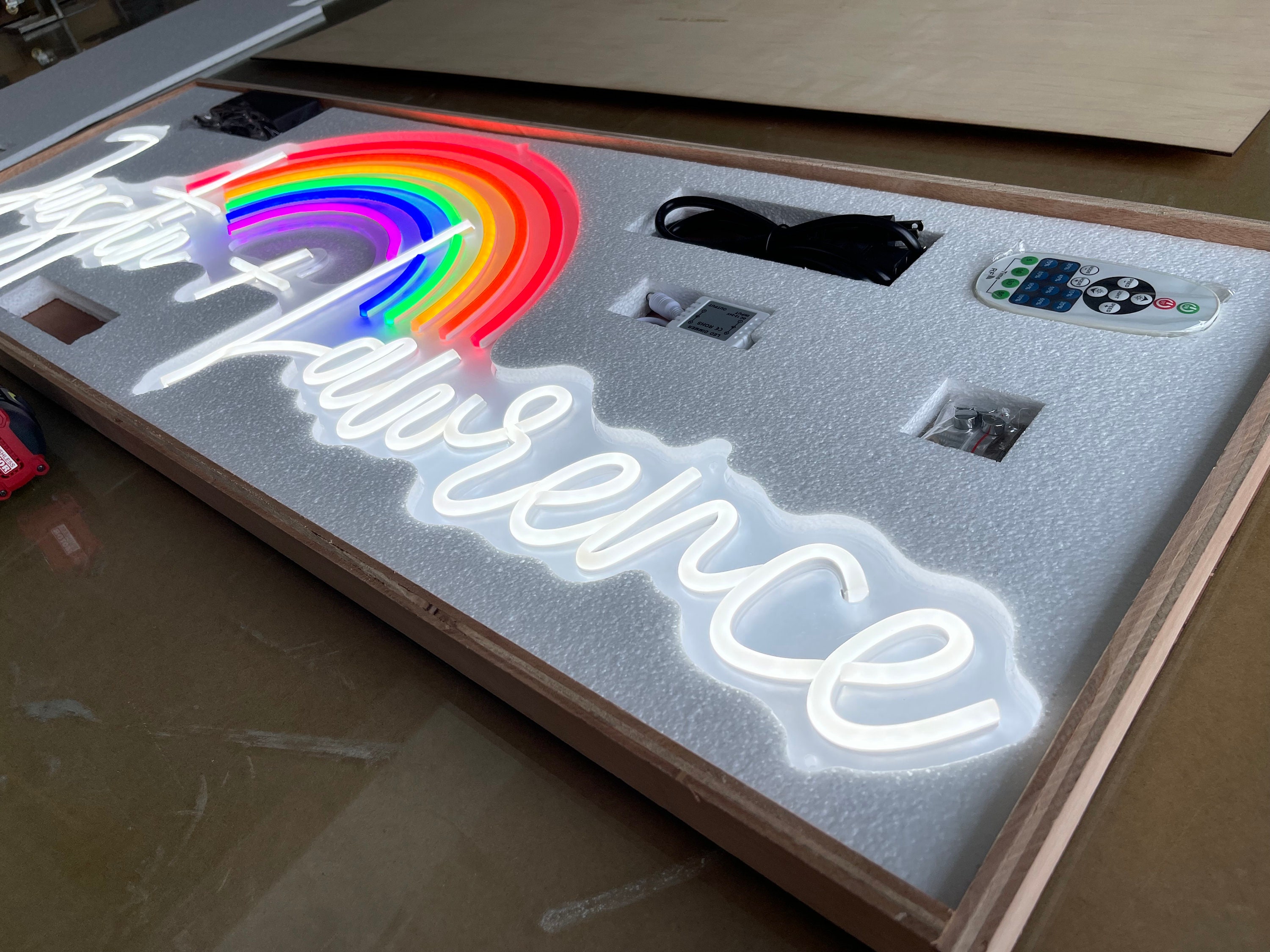 Custom Neon Sign, LED Logo, Office Wall Decor, Bedroom Neon Light ...