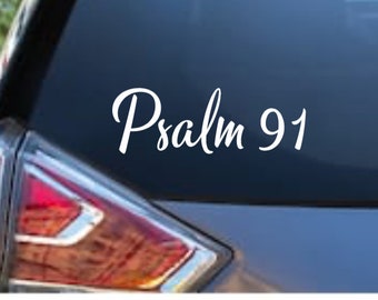 Psalm 91 Car Decal | Etsy