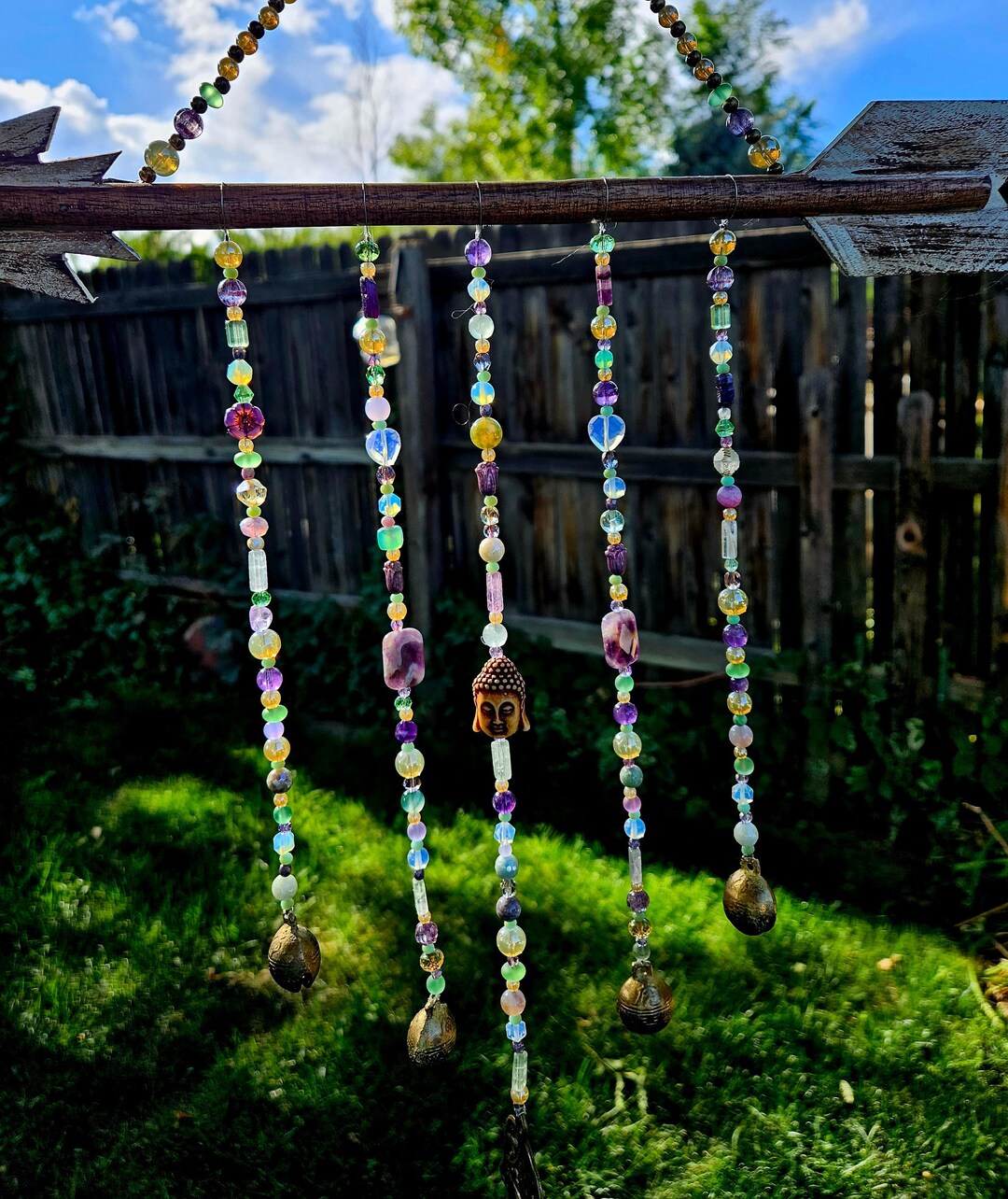 Hamsa Boho Arrow, Boho Suncatcher/ Windchime, Hamsa, Buddha, Boho Wall ...