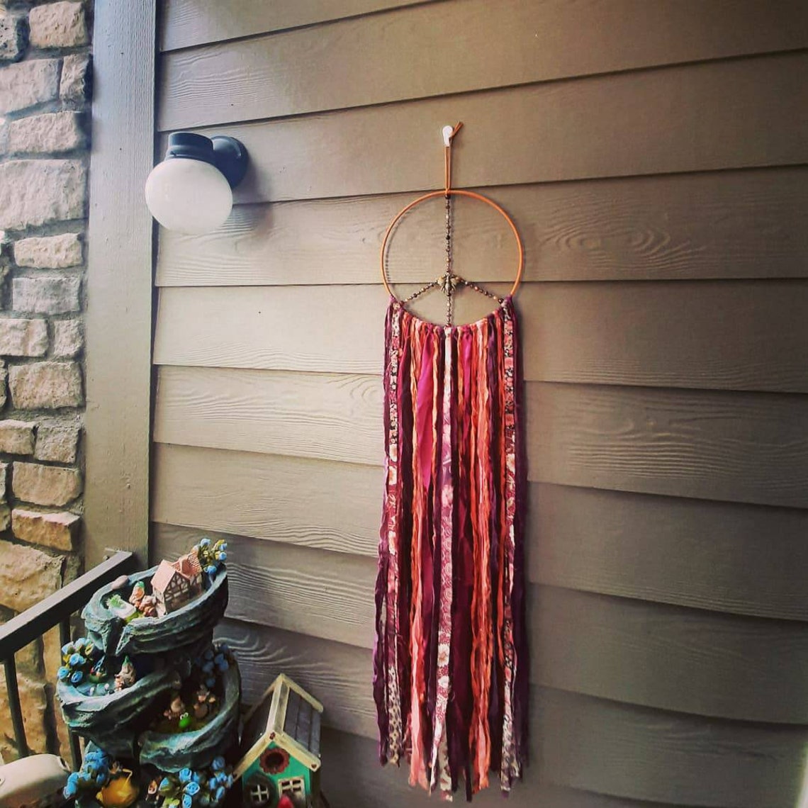 Bee Farmhouse Boho Peace Sign Wreath Bee Decor Bee Gift - Etsy